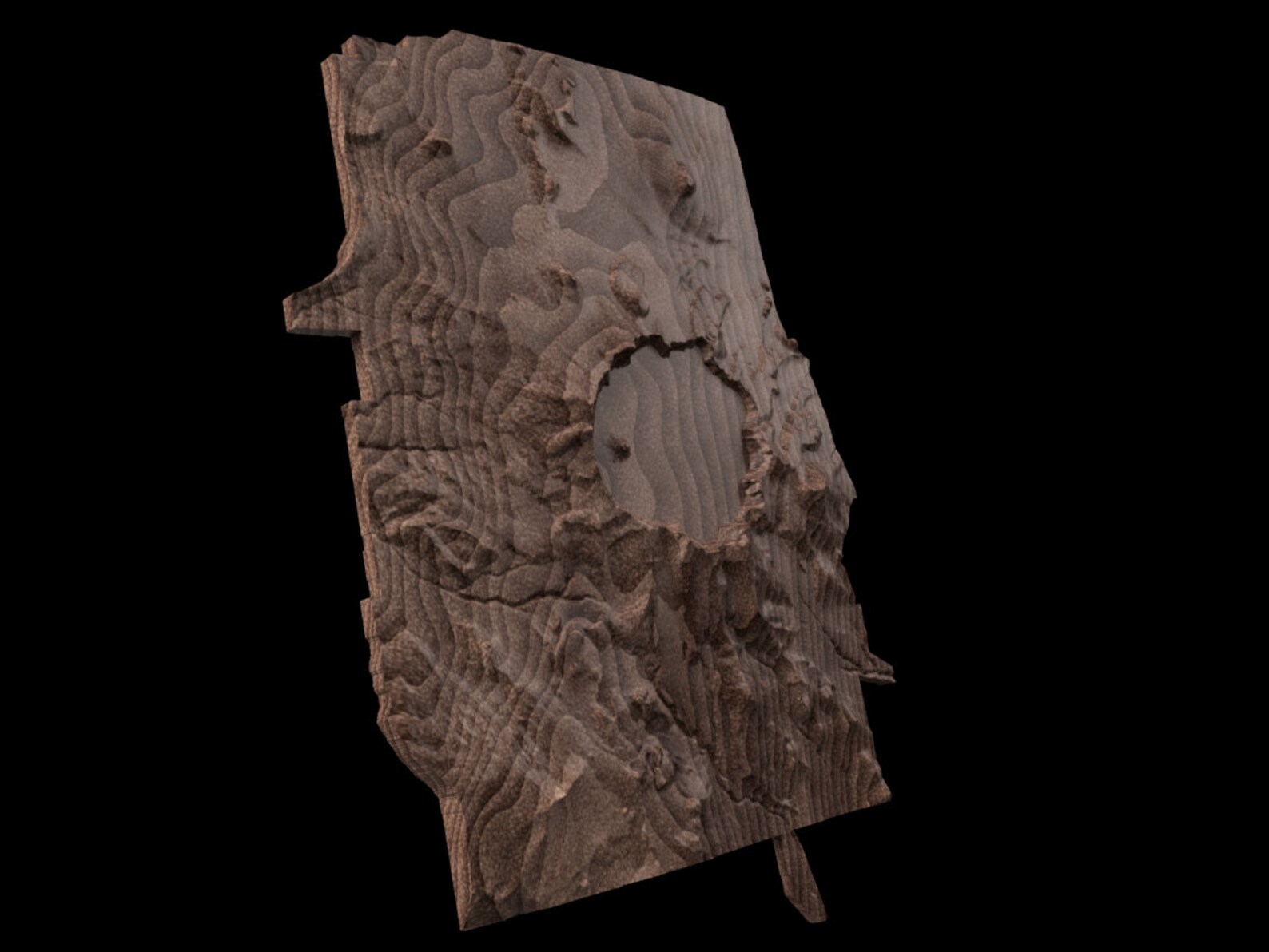 Crater Lake National Park Oregon STL File for CNC Milling 3D Printing ...
