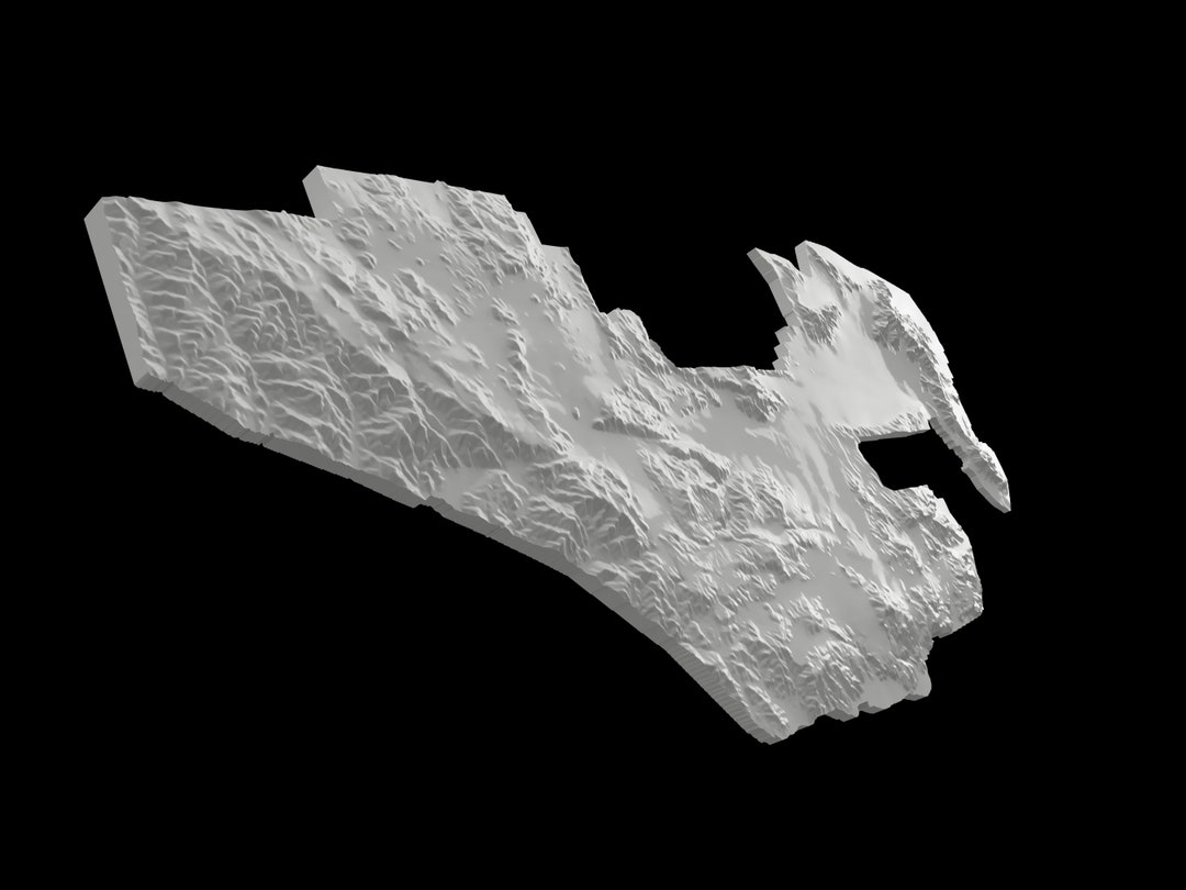 Joshua Tree National Park California STL File for CNC Milling 3D ...