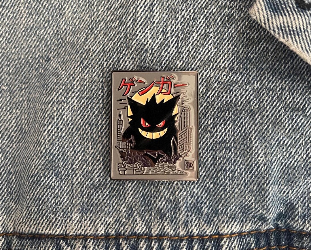 Kaju Gengar Anime Pokemon Enamel Pin Cute Lapel Pin Brooch Jewelry ...