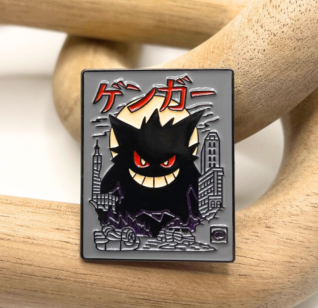 Kaju Gengar Anime Pokemon Enamel Pin Cute Lapel Pin Brooch Jewelry ...