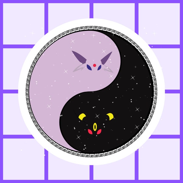 Espeon Decal - Etsy