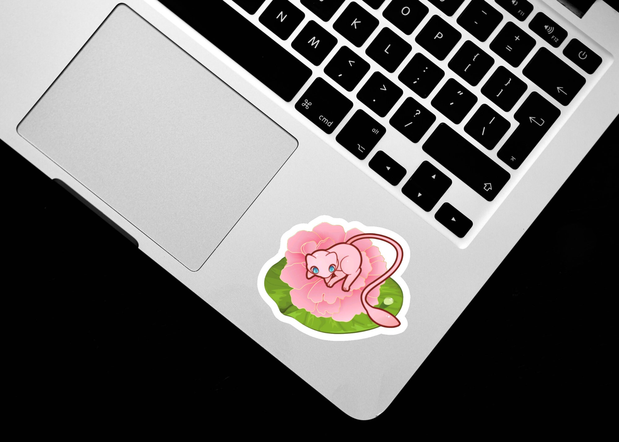 Mew Sticker Pokemon Sticker Gift Anime Sticker Cute Mew Chibi Sticker ...