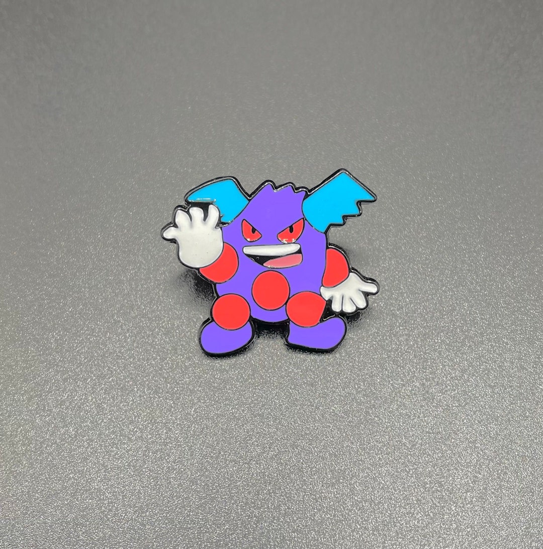 Gengar Mr. Mime Anime Pokemon Enamel Pin Cute Lapel Brooch Jewelry ...