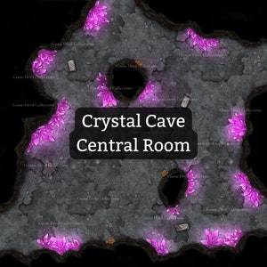 Crystal Cave Dnd Battle Maps: RPG VTT Maps (digital Download) - Etsy