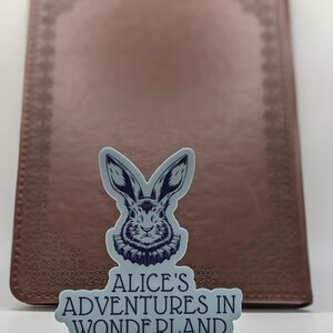 Alice in Wonderland, Sticker, Lewis Carroll, Literary Classic, Vinyl ...
