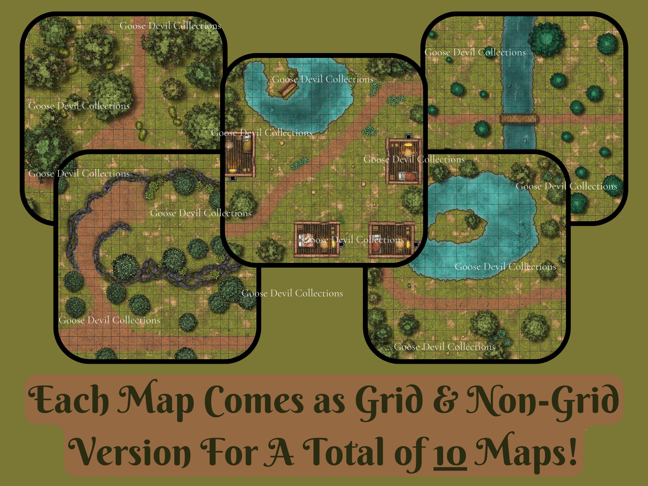 Dnd Battle Maps Forest Map Dnd Fantasy Battle Maps Digital Tabletop ...