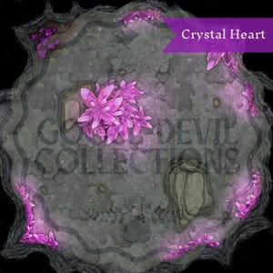 RPG Crystal Cave Battle Maps for Dungeons and Dragons VTT Dnd Tabletop ...