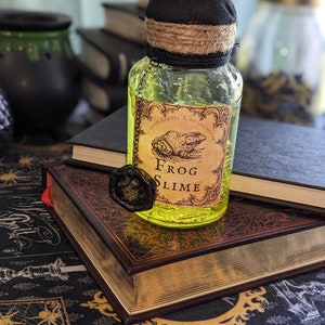 Frog Slime| Magic Potion Bottle| Apothecary Jar| Halloween Prop ...