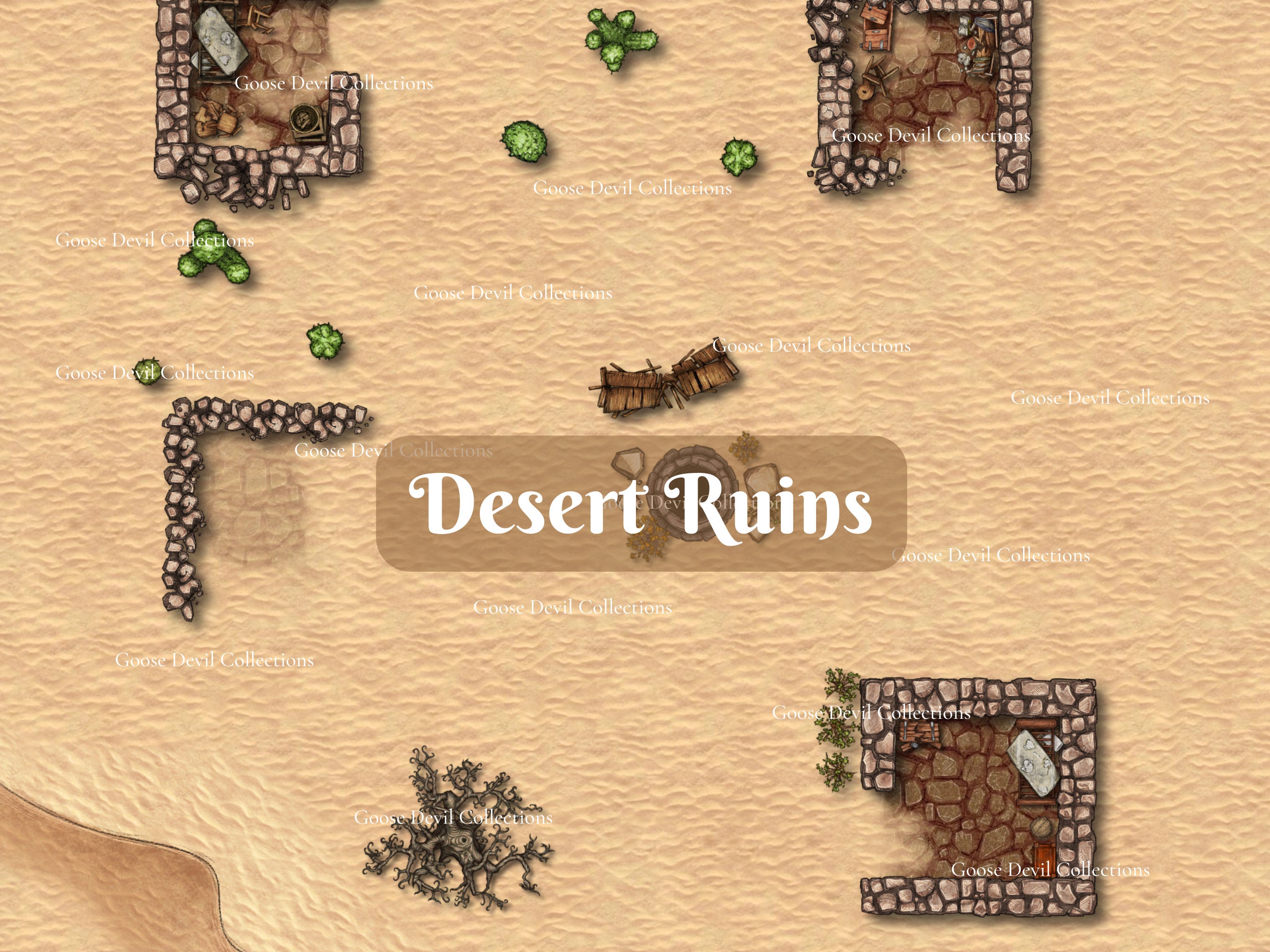Desert Battle Maps Dnd Battle Maps Digital VTT RPG Battle - Etsy Australia