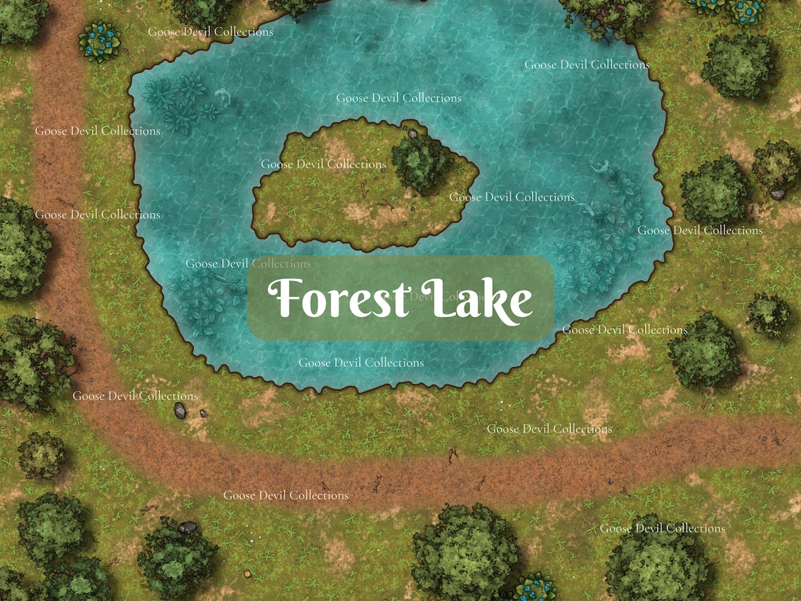 Dnd Battle Maps Forest Map Dnd Fantasy Battle Maps Digital Tabletop ...