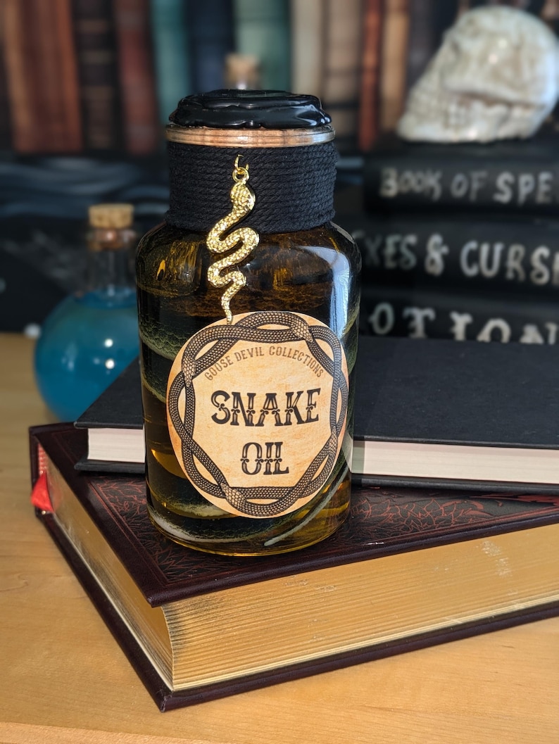 Snake Oil| Magic Potion Bottle| Apothecary Jar| Bookshelf Decor ...