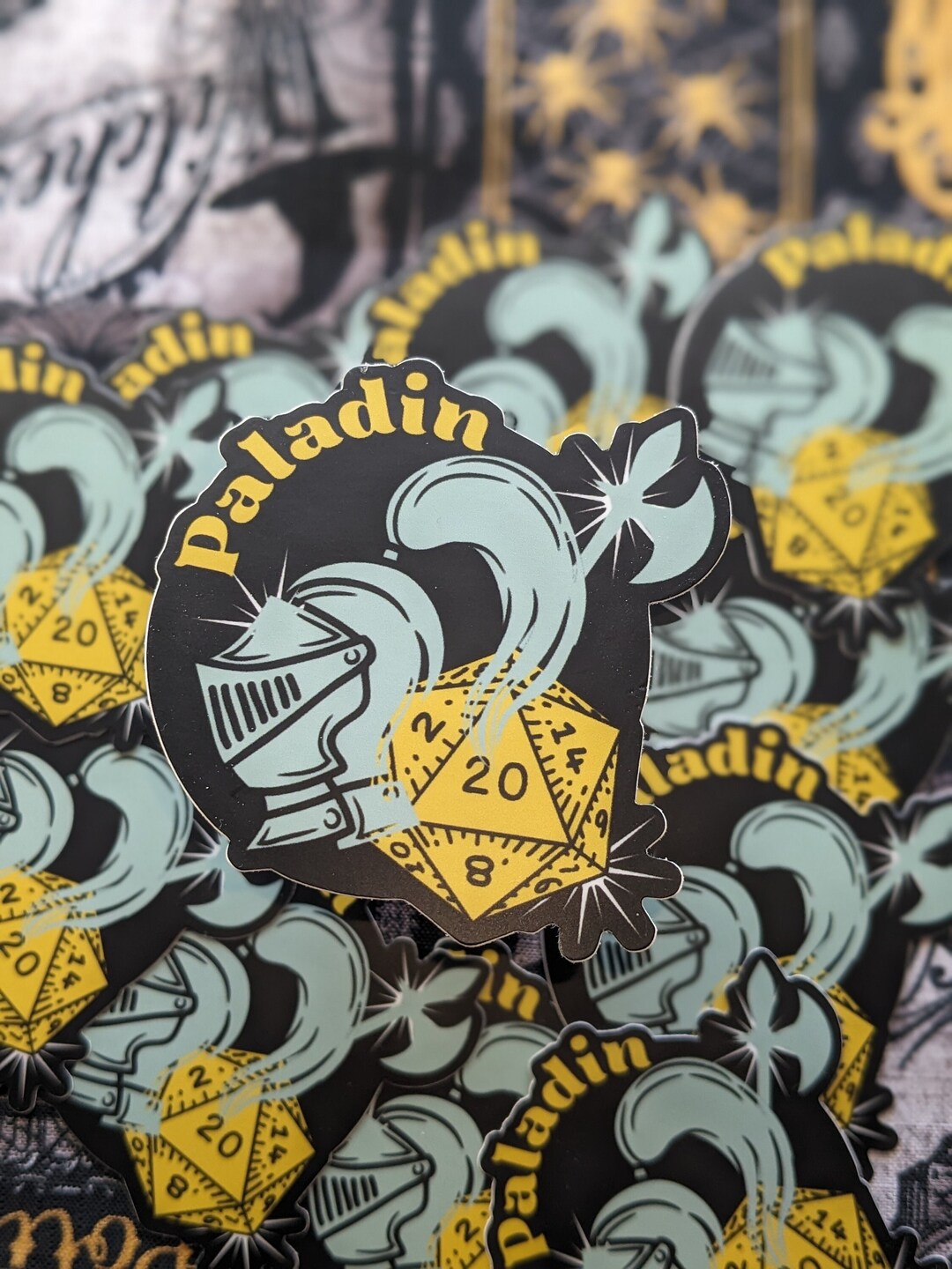 Paladin Sticker Dnd Stickers Dnd Classes Dungeons and Dragons D20 ...