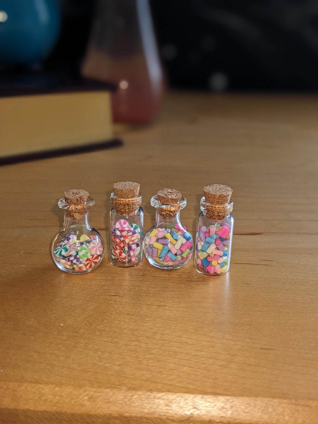 Miniature Potion Bottles Dollhouse Potion Bottles 1:12 Scale Miniatures ...
