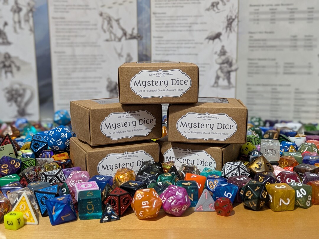 Mystery Dice Sets| Dungeons and Dragons Gifts| Mystery Random Dice| D&D ...