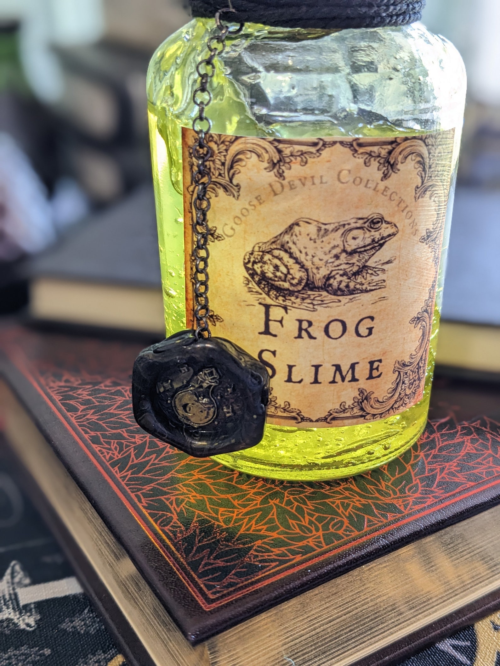 Frog Slime| Magic Potion Bottle| Apothecary Jar| Halloween Prop ...