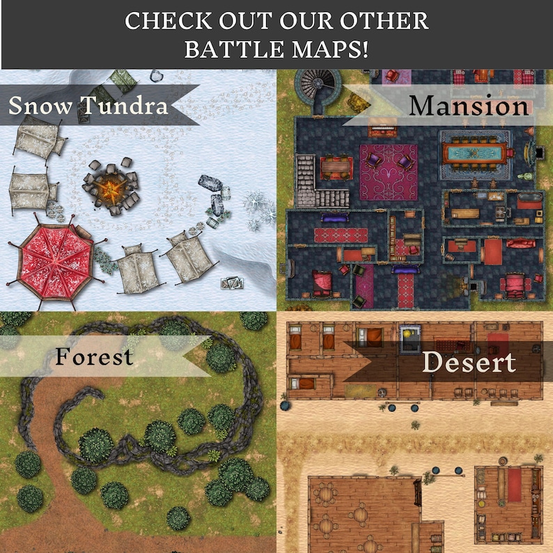 RPG Crystal Cave Battle Maps for Dungeons and Dragons VTT Dnd Tabletop ...