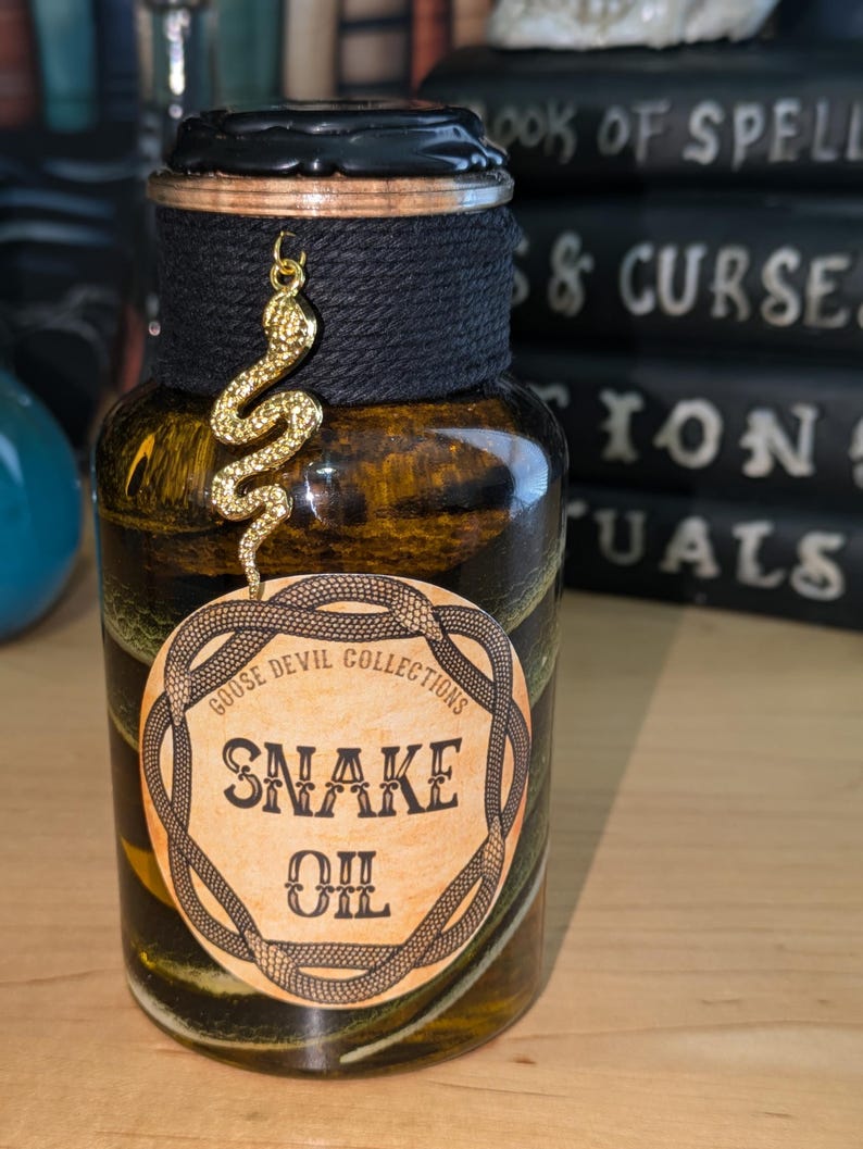 Snake Oil| Magic Potion Bottle| Apothecary Jar| Bookshelf Decor ...
