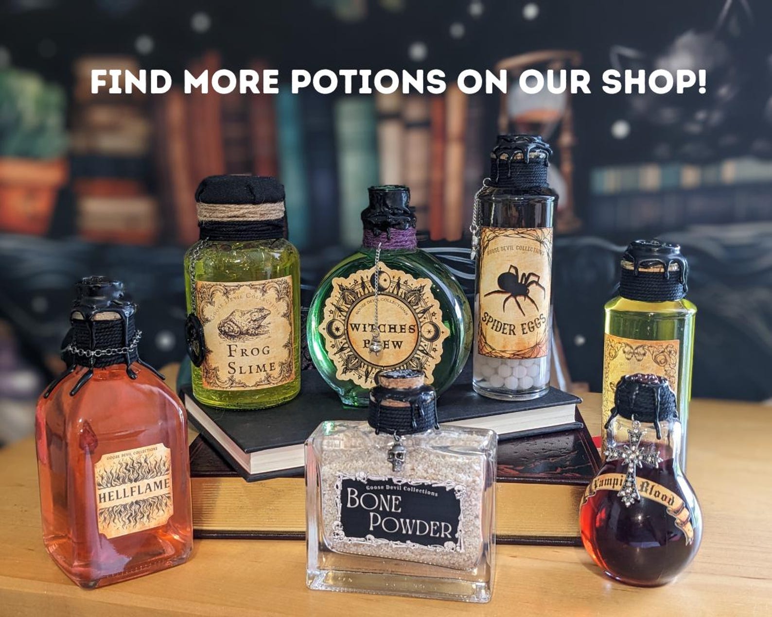 Vampire Blood Potion Bottle-witchy Apothecary Jars for Goth Decor ...