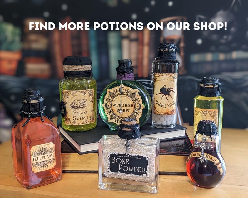 Vampire Blood Potion Bottle-witchy Apothecary Jars for Goth Decor ...