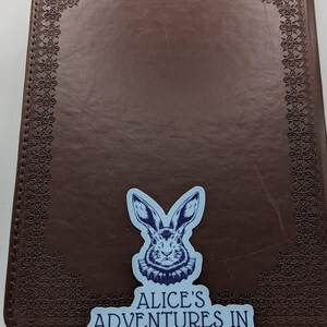 Alice in Wonderland, Sticker, Lewis Carroll, Literary Classic, Vinyl ...