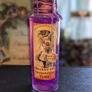 Cheshire Cat Potion Alice in Wonderland Color Changing Potion ...