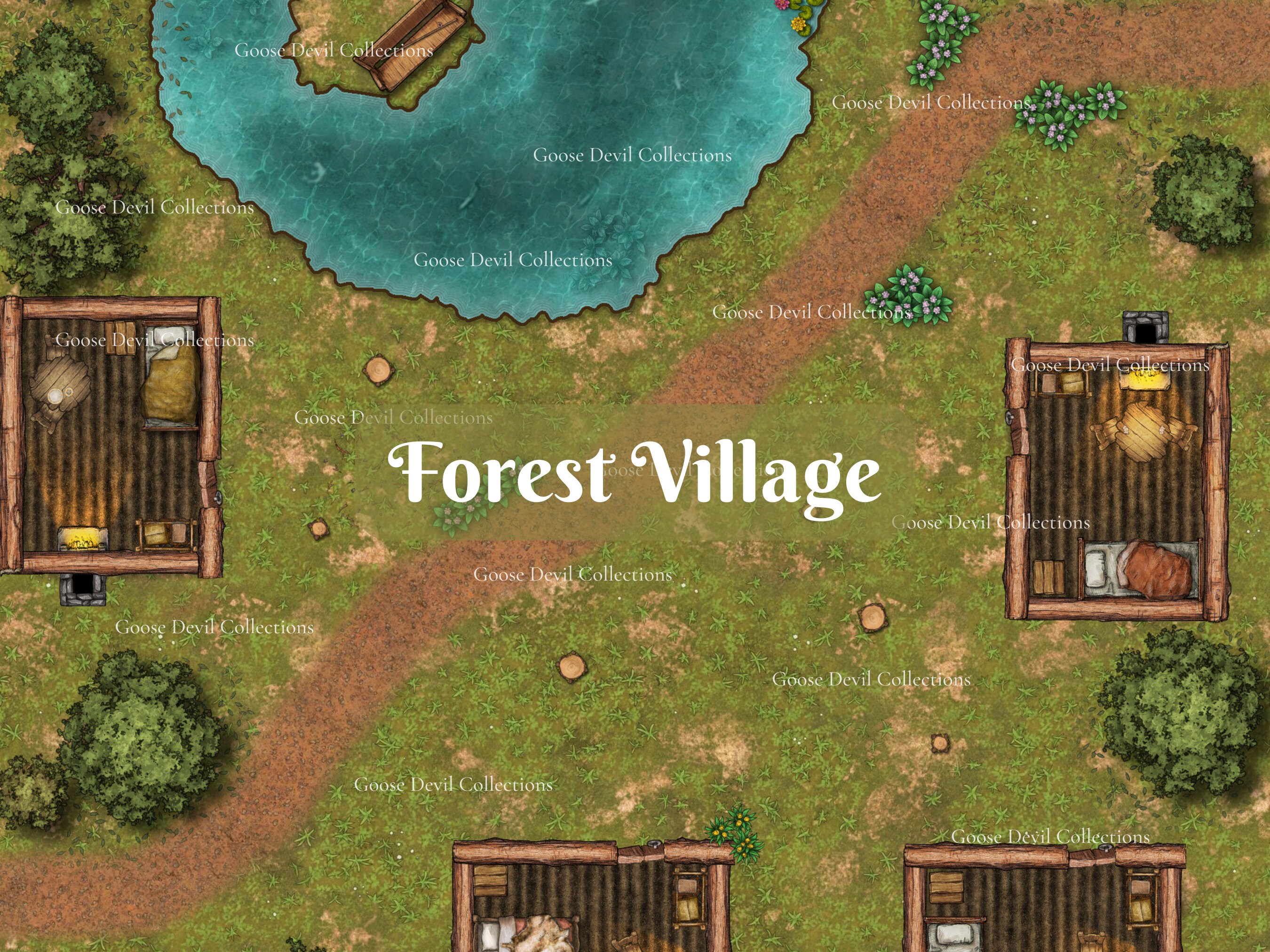 Dnd Battle Maps Forest Map Dnd Fantasy Battle Maps Digital Tabletop ...