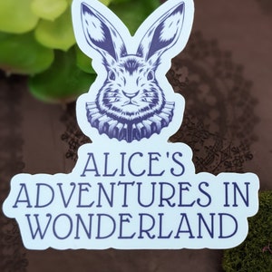 Alice in Wonderland, Sticker, Lewis Carroll, Literary Classic, Vinyl ...