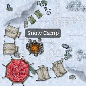 Dnd Maps| Snow Battle Maps| Dungeons and Dragons| Fantasy World Map ...