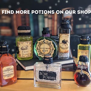 Frog Slime| Magic Potion Bottle| Apothecary Jar| Halloween Prop ...