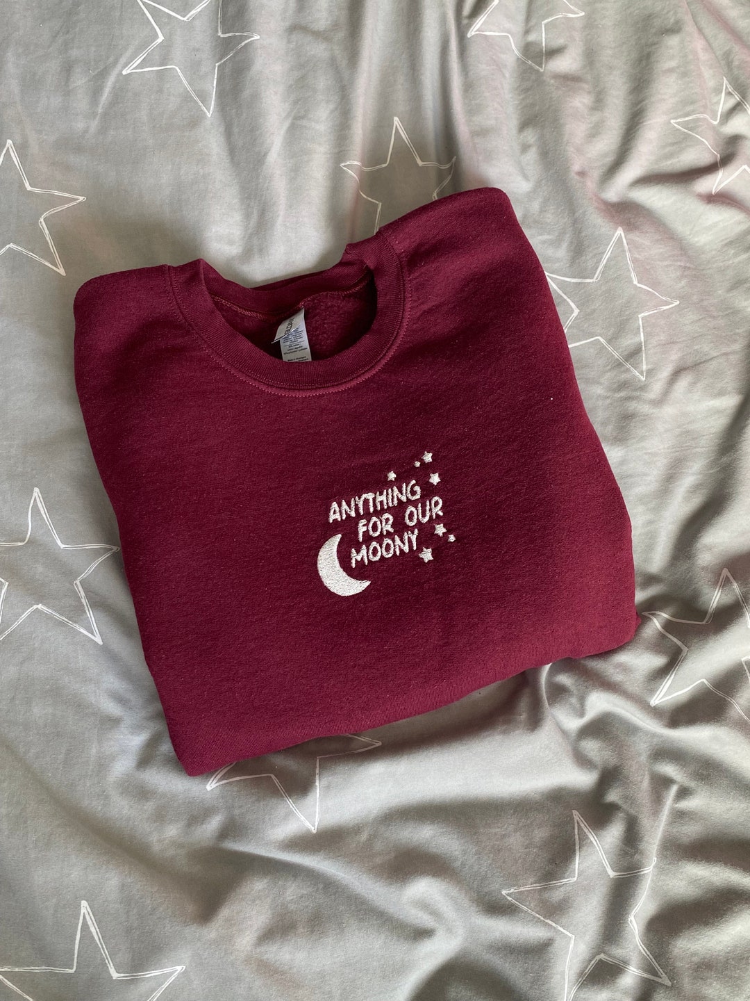 Anything for Our Moony, Marauders Embroidered Sweatshirt - Etsy