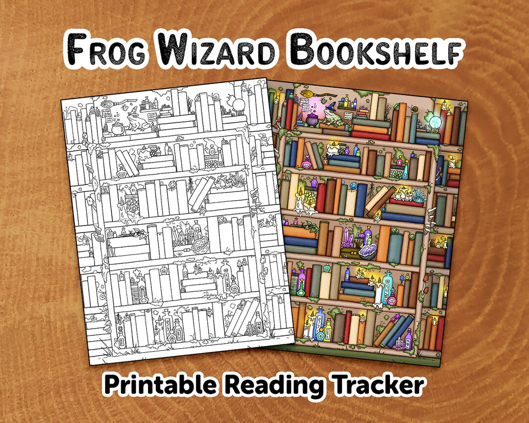 Frog Wizard Bookshelf | Forest Library | Little Library | Reading ...