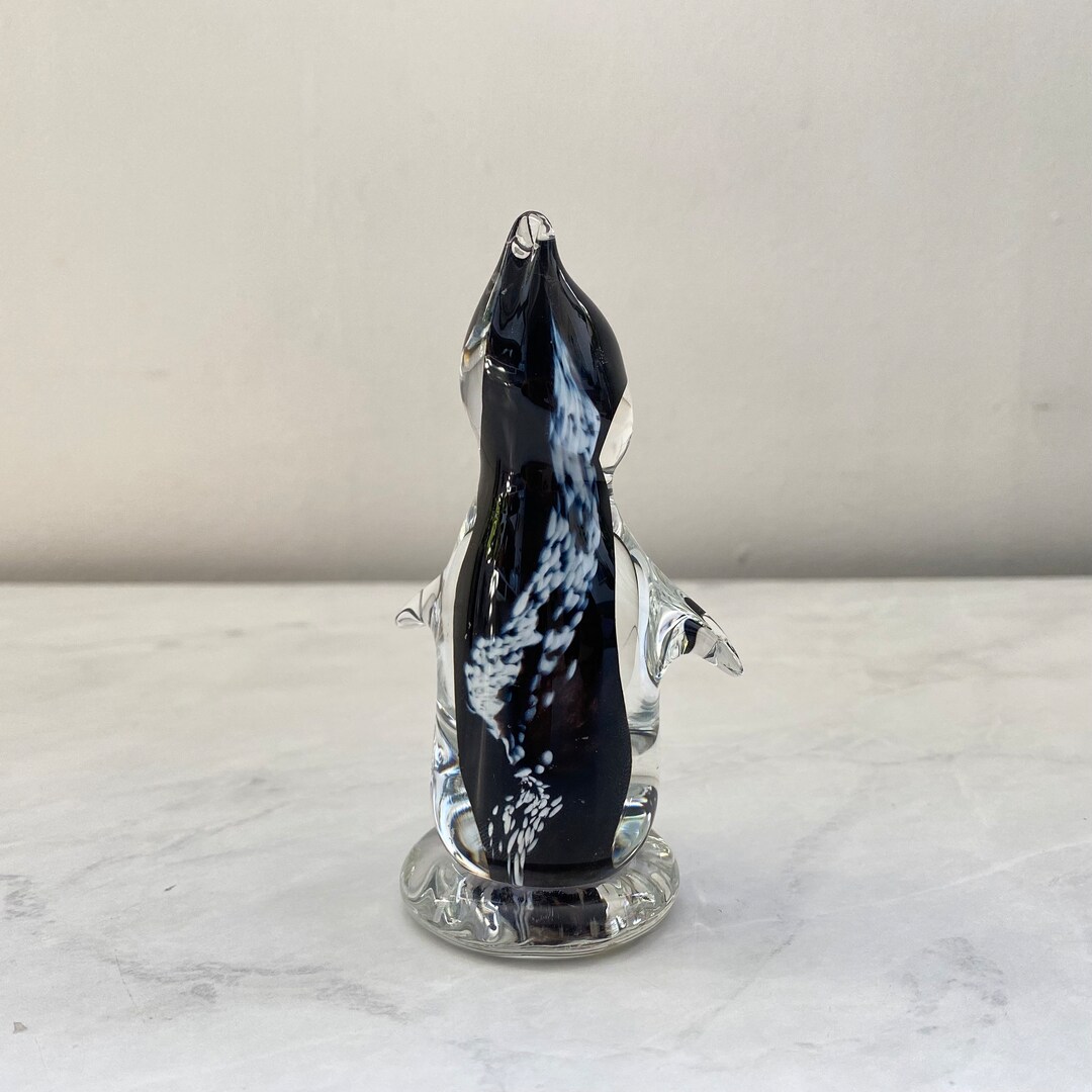 Hand-blown Glass Penguin - Etsy