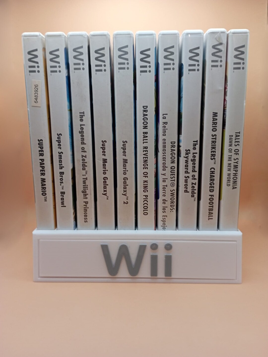 Display Stand Support for Nintendo Wii Console Games,support Game - Etsy