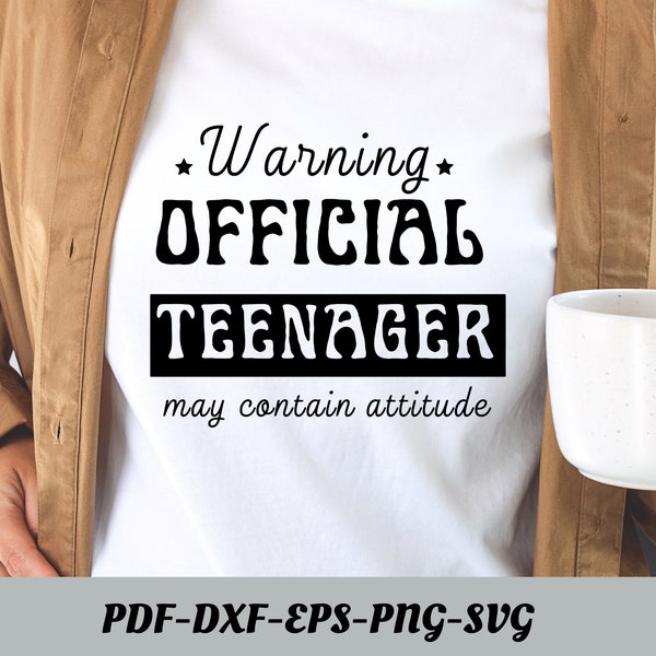 Teenager Girl Svg - Etsy