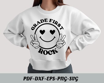Ready to Rock 1st Grade SVG - Etsy