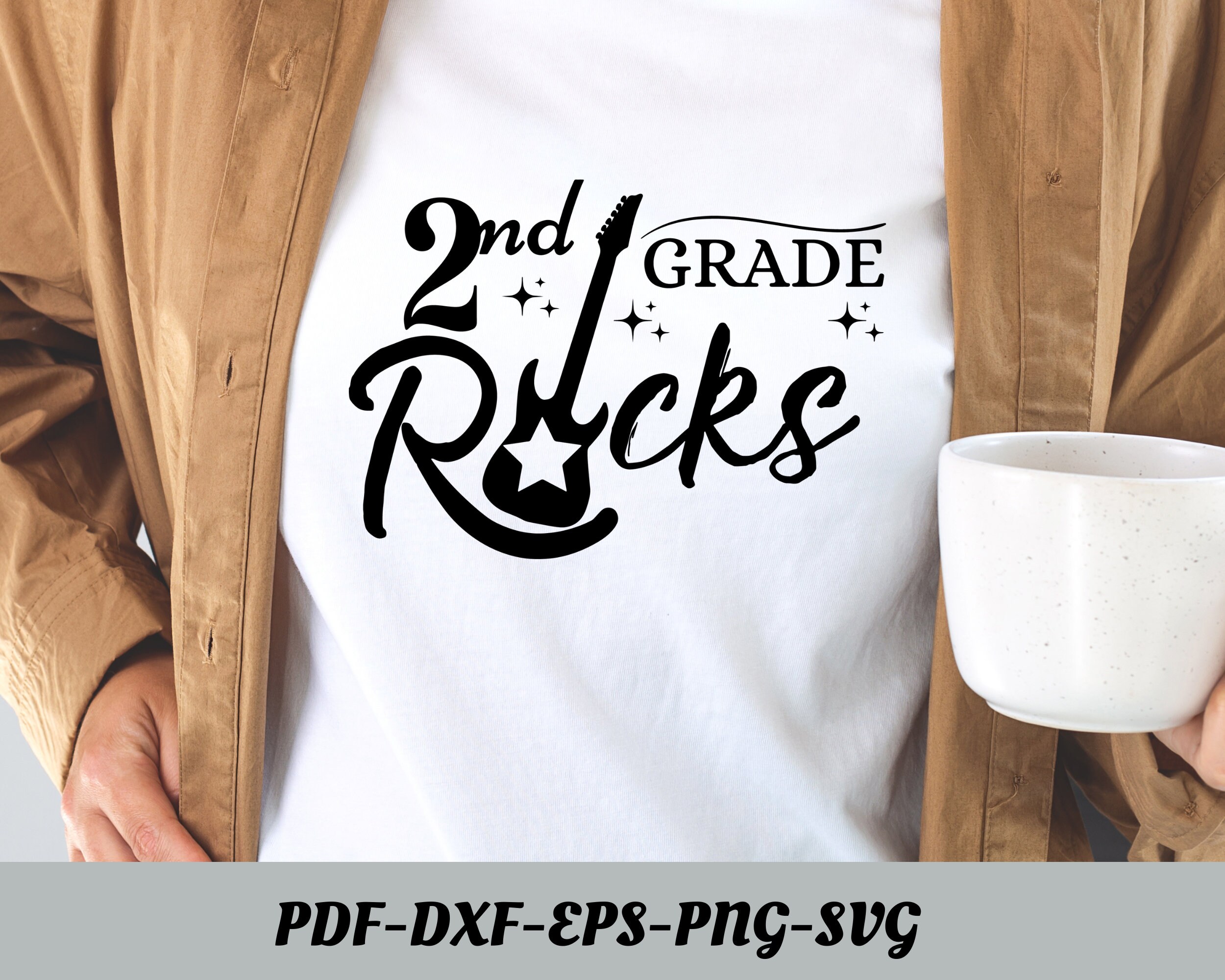 2nd Grade Rocks Svg, Back to School Svg, Rocks Svg, Grade Rocks Svg ...