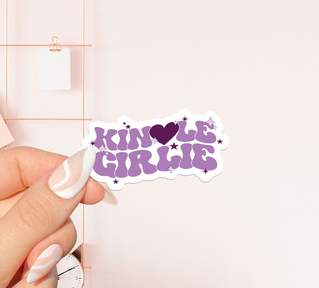 Kindle Girlie Sticker Romantasy Sticker Book Lover Gift - Etsy