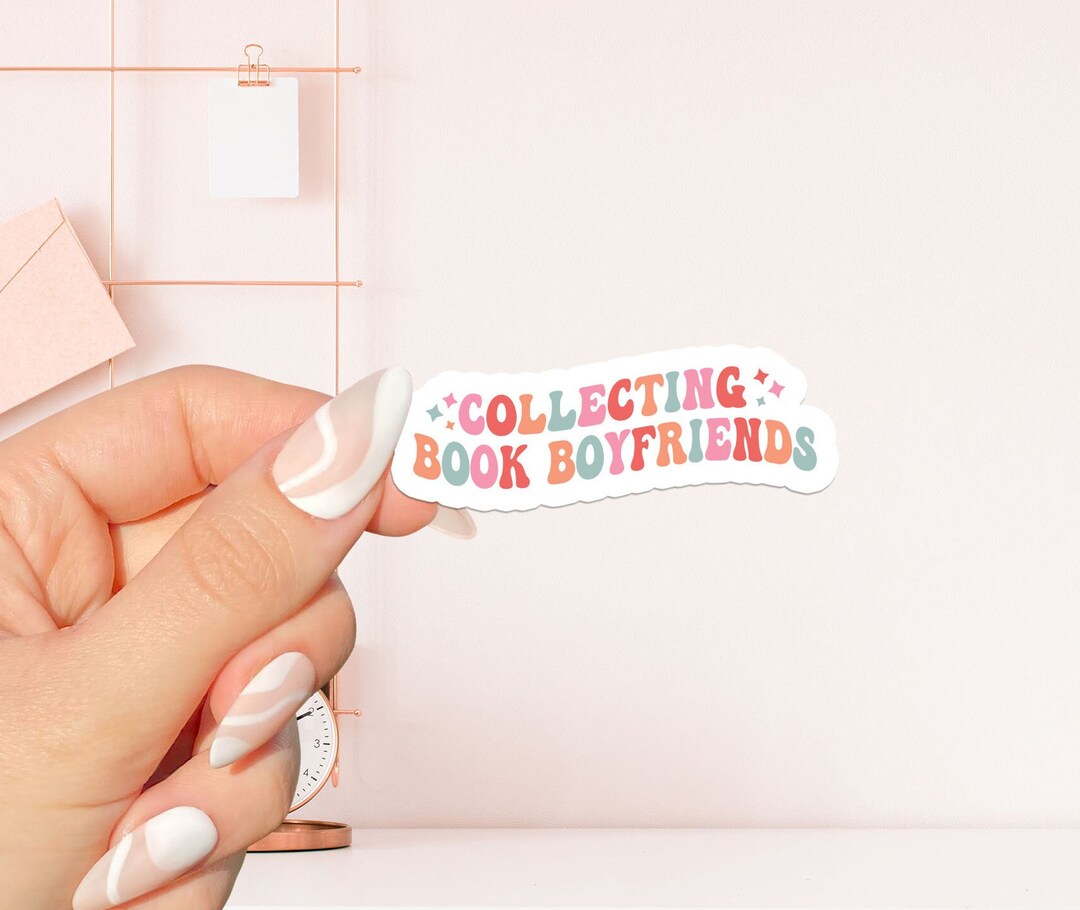 Collecting Book Boyfriend Sticker Bookish Sticker Book - Etsy