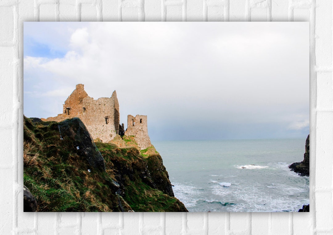 Dunluce Castle, Ireland Digital Wall Art; Iconic Irish Castle in ...