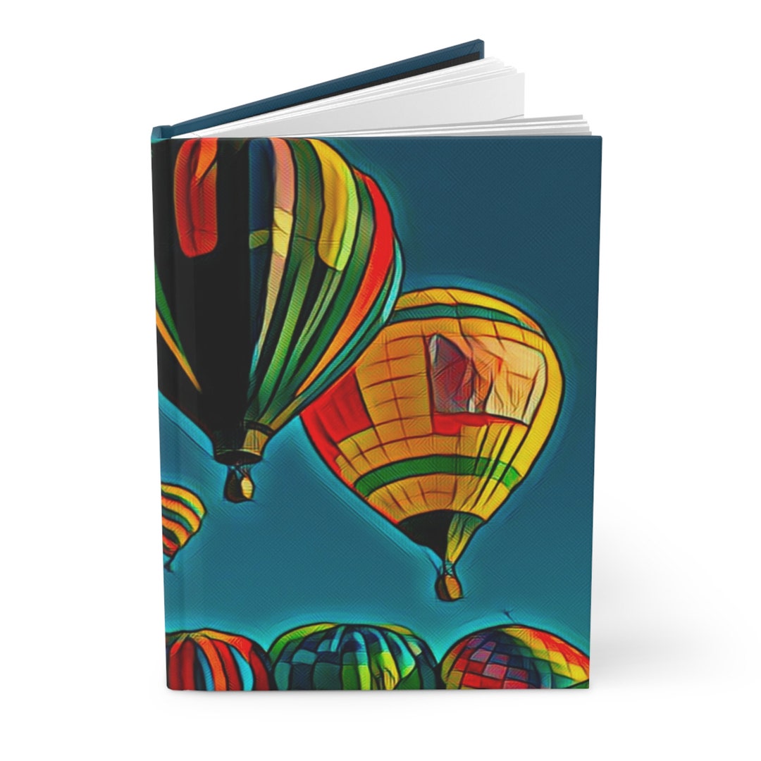 Hot Air Balloon Journal | Custom Hot Air Balloon Journal - Etsy