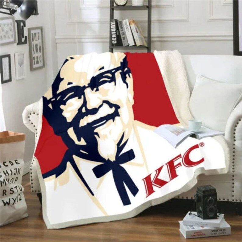 Takis KFC Themed Velveteen Plush Blanket Funny Graphic for Gife - Etsy