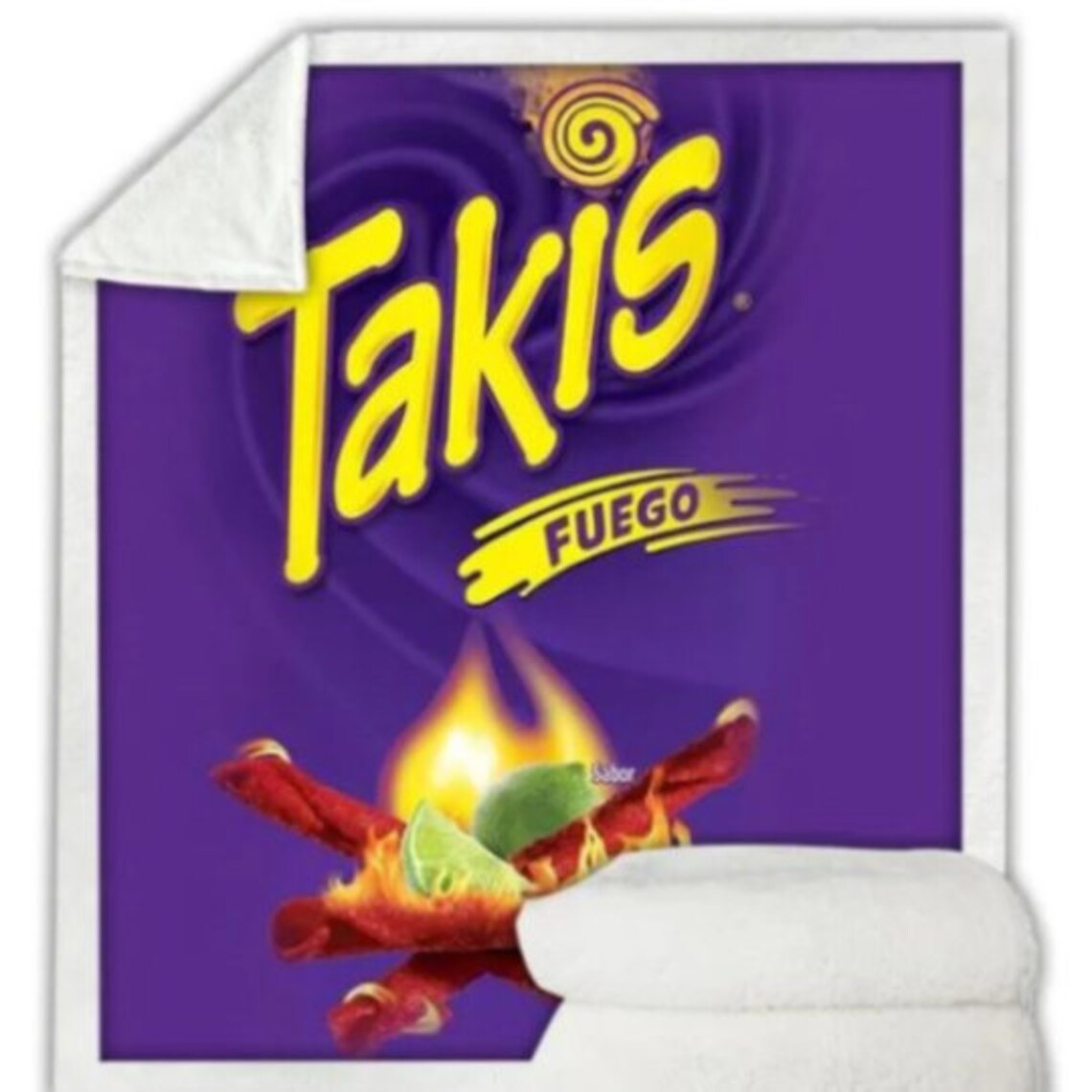 Takis KFC Themed Velveteen Plush Blanket Funny Graphic for Gife - Etsy