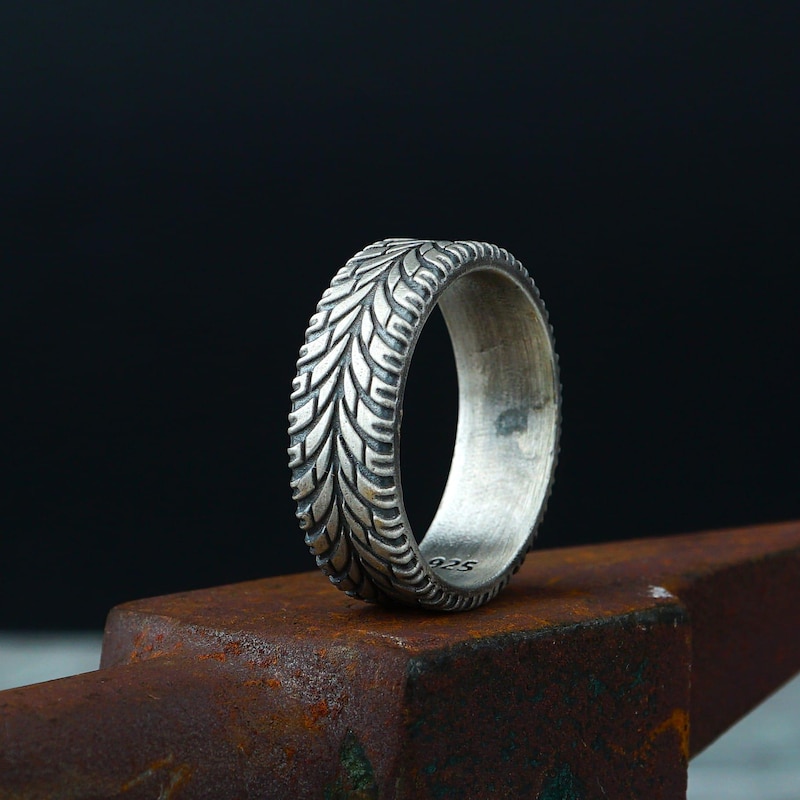Tire Tread Ring - Etsy