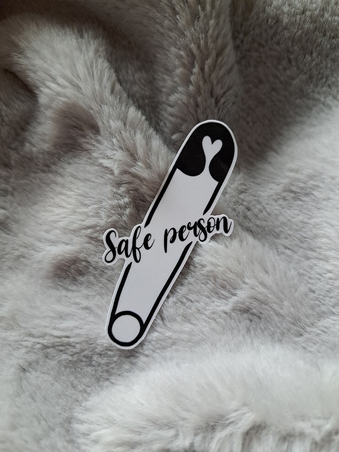 Safe Person Safety Pin Die-cut Sticker - Etsy