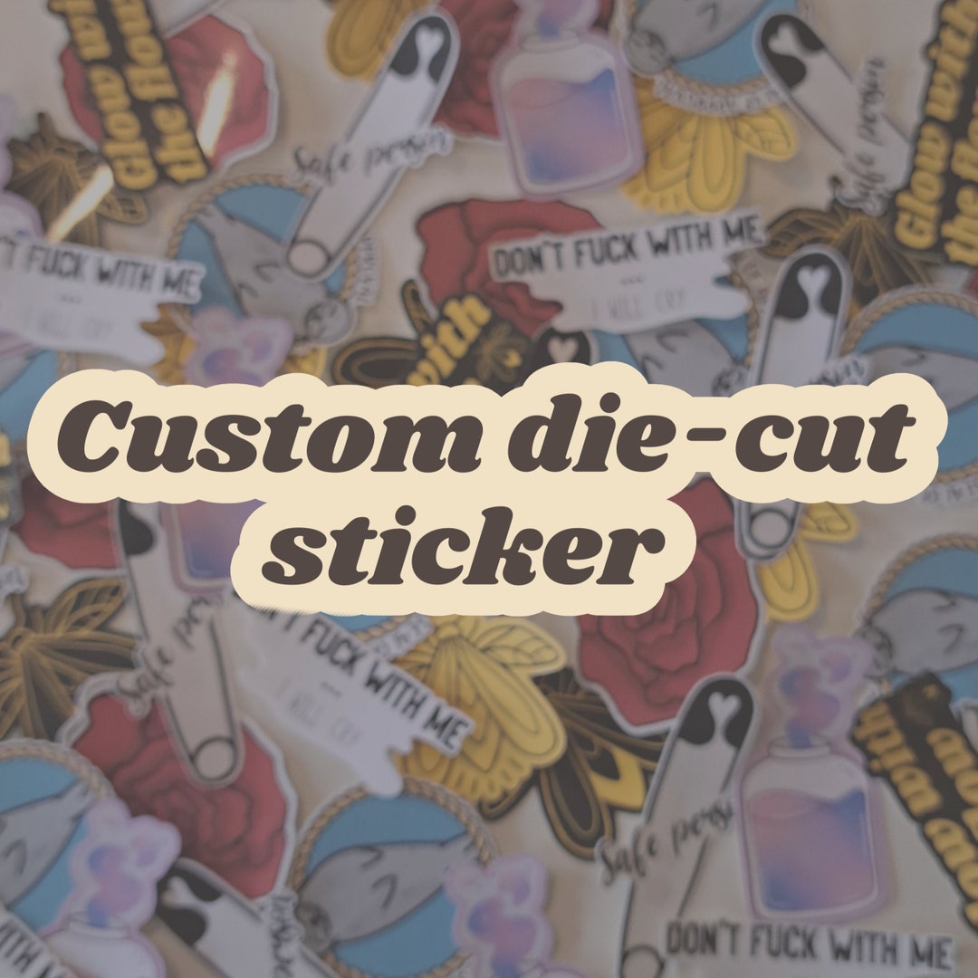 Custom Die-cut Stickers - However Many Fit on One A4 Sheet - Etsy