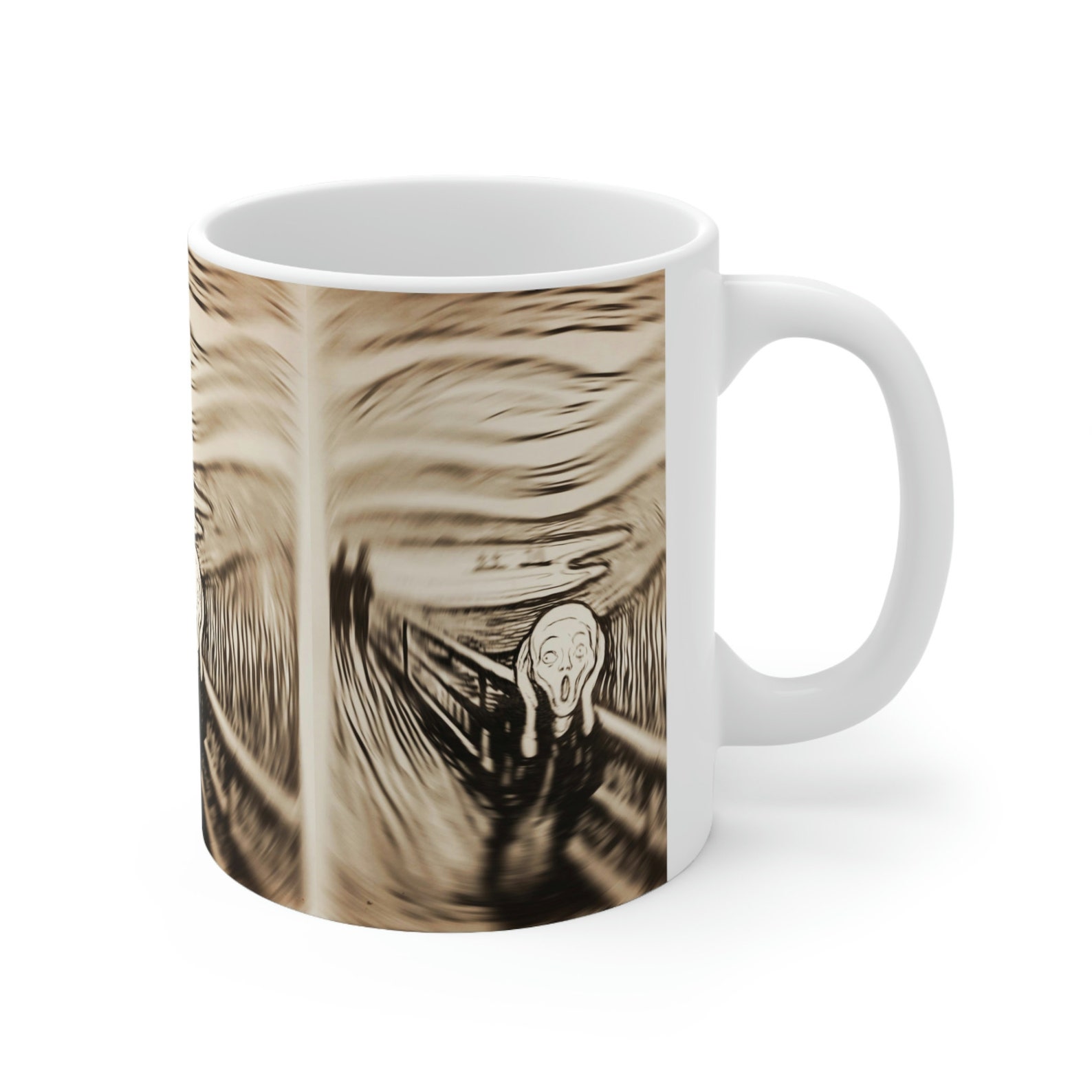 The Scream by Edvard Munch, Scream Mug, Expressionism Mug, Edvard Munch ...