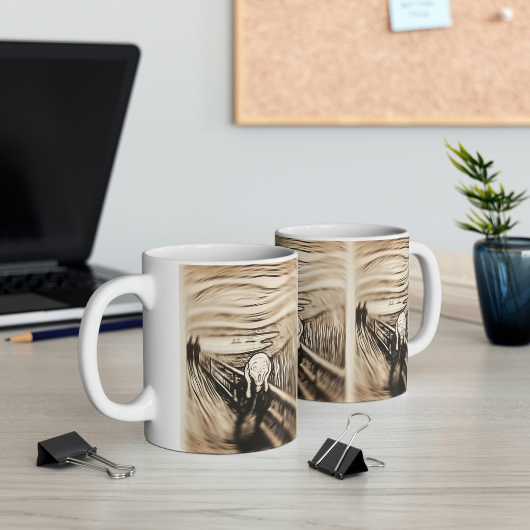 The Scream by Edvard Munch, Scream Mug, Expressionism Mug, Edvard Munch ...