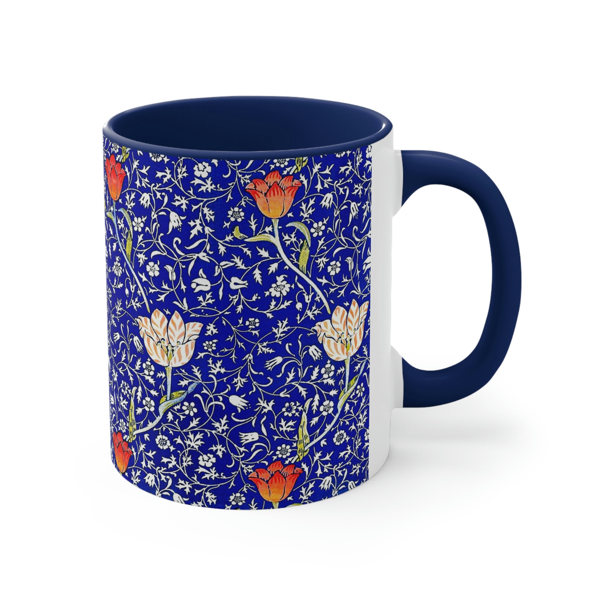 William Morris Medway Pattern Coffee Mug, Floral Patterned Coffee Mug ...