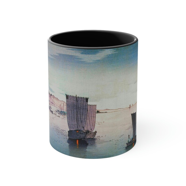 Japanese Landscapes and Seascapes Art Prints, Nautical Coastal Sea Port ...