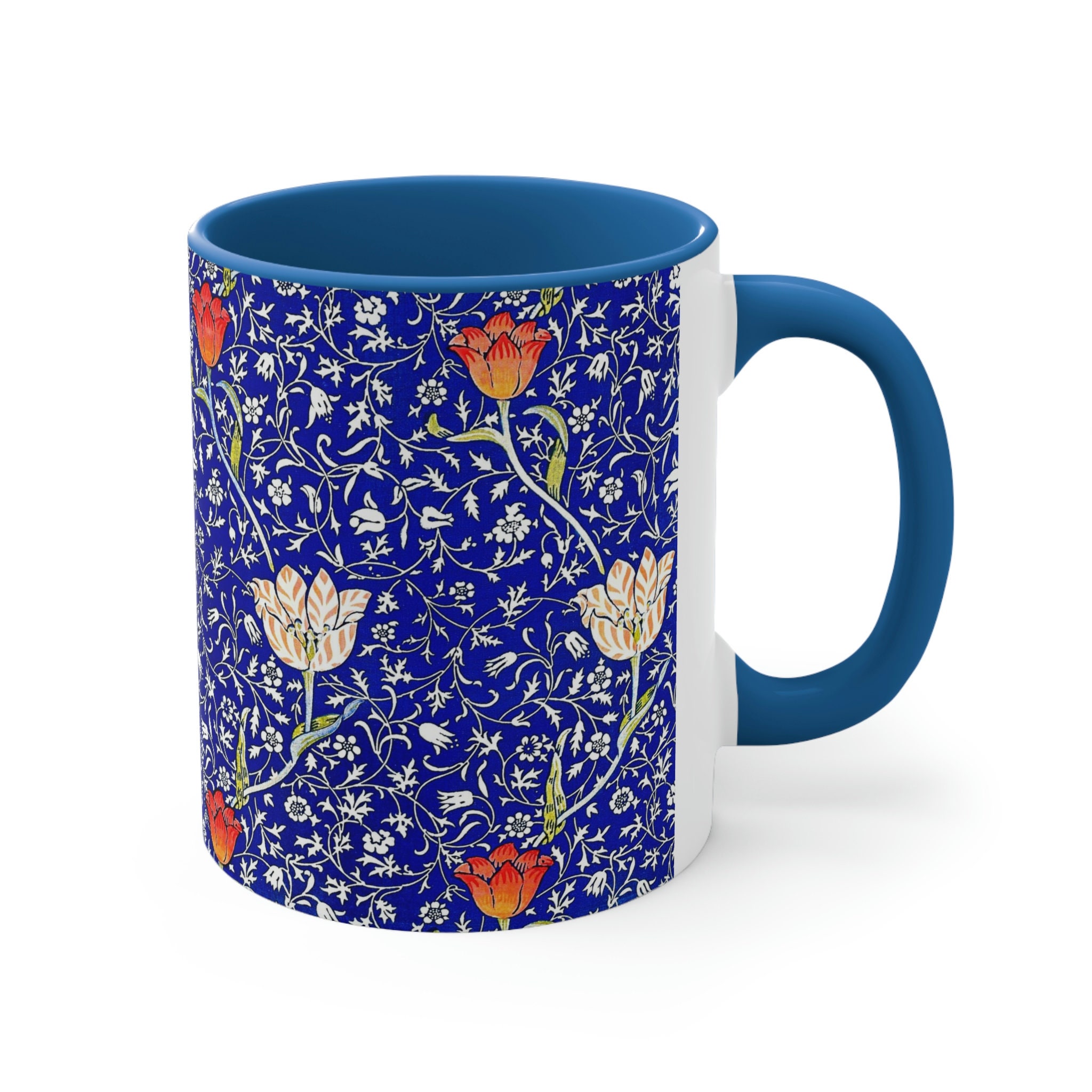 William Morris Medway Pattern Coffee Mug, Floral Patterned Coffee Mug ...